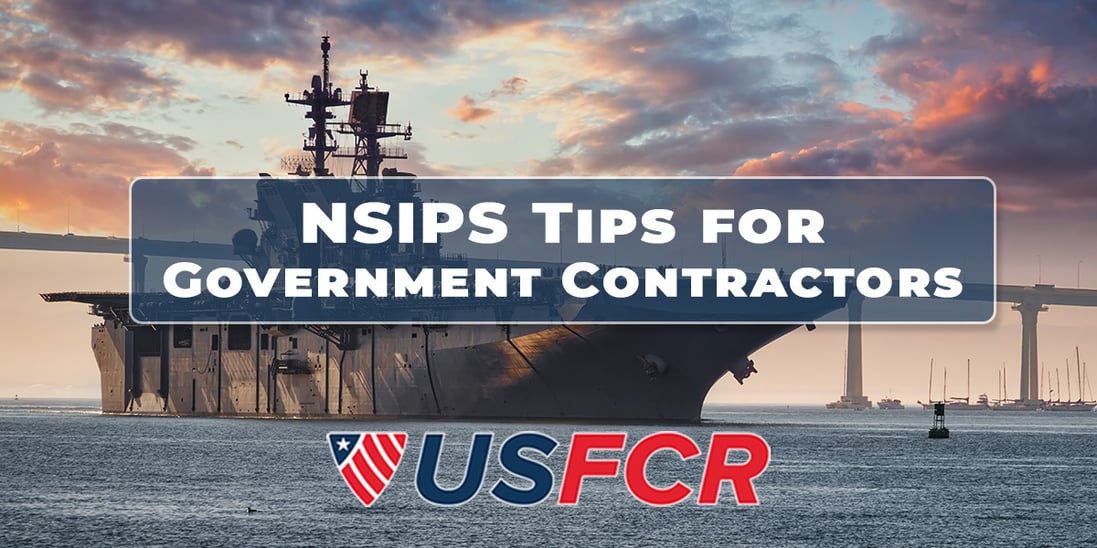 NSIPS Tips for Government Contractors