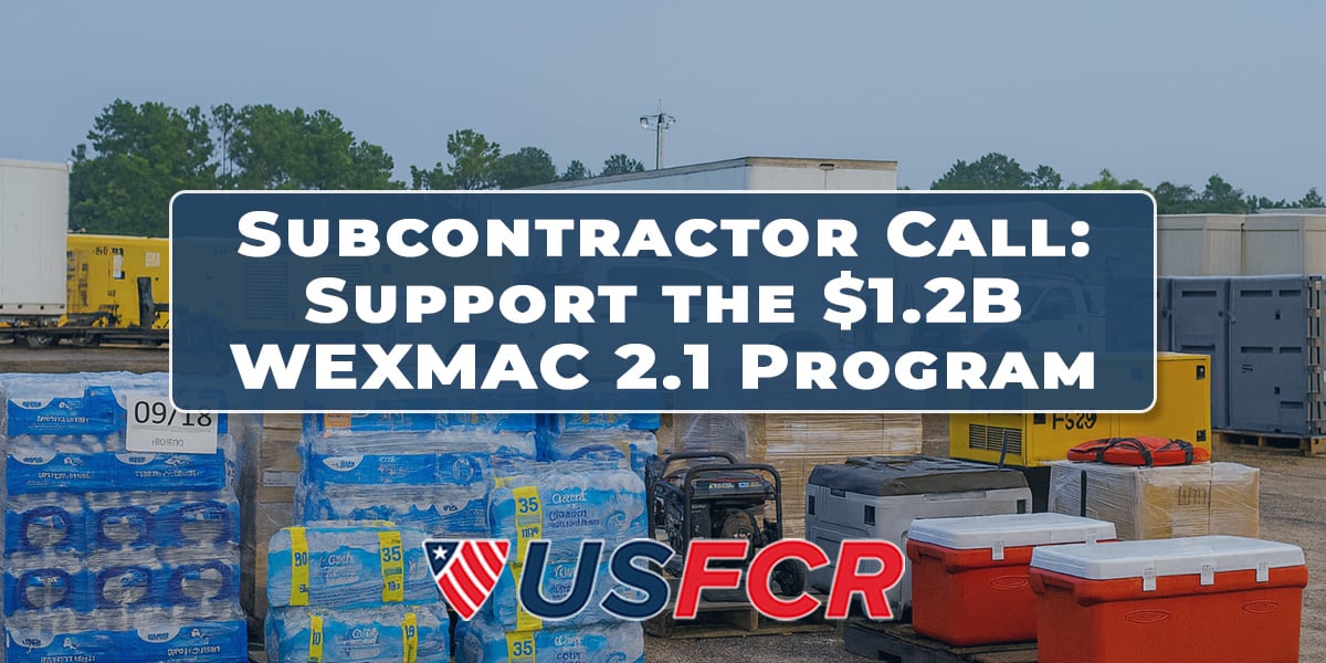 WEXMAC 2.1: Subcontractor Opportunities Now Available